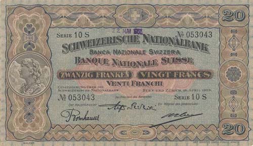 Die 20er-Noten im Laufe der Zeit- BLICK